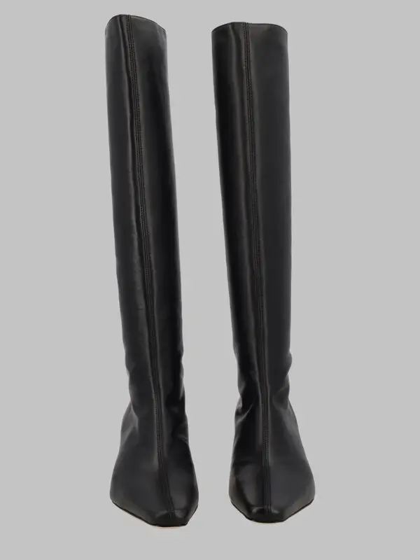 Staud Tall Leather Knee-high Boots - Black