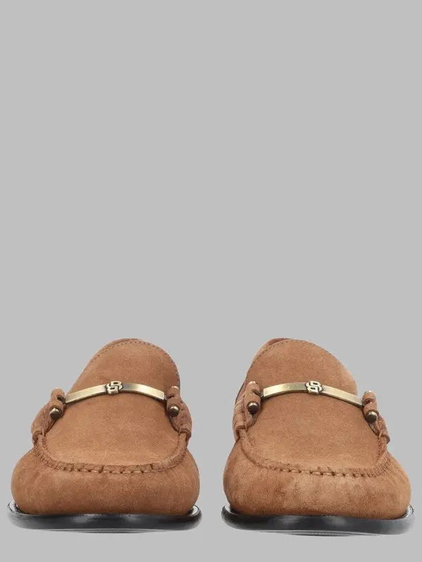 BOSS Leather Loafers - Brown