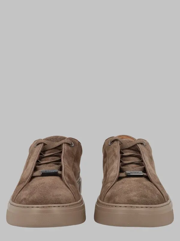 BOSS Italian Leather Loafers - Beige