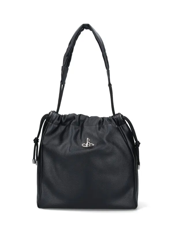 VIVIENNE WESTWOOD Compact Polyurethane Shoulder Bag