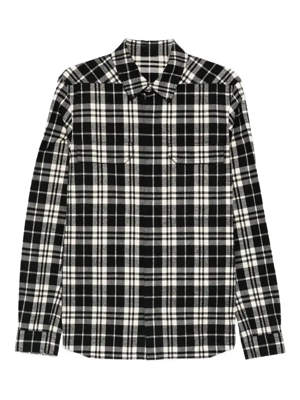 Rick Owens Chest Pocket Long-sleeve Shirt With Button Cuffs