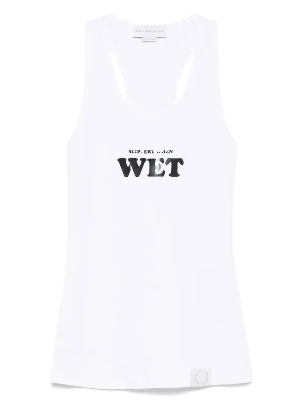 Stella McCartney Sleeveless Graphic Crewneck Top