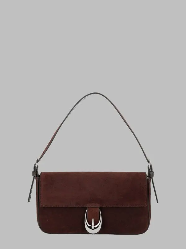 Staud Suede Shoulder Bag - Brown