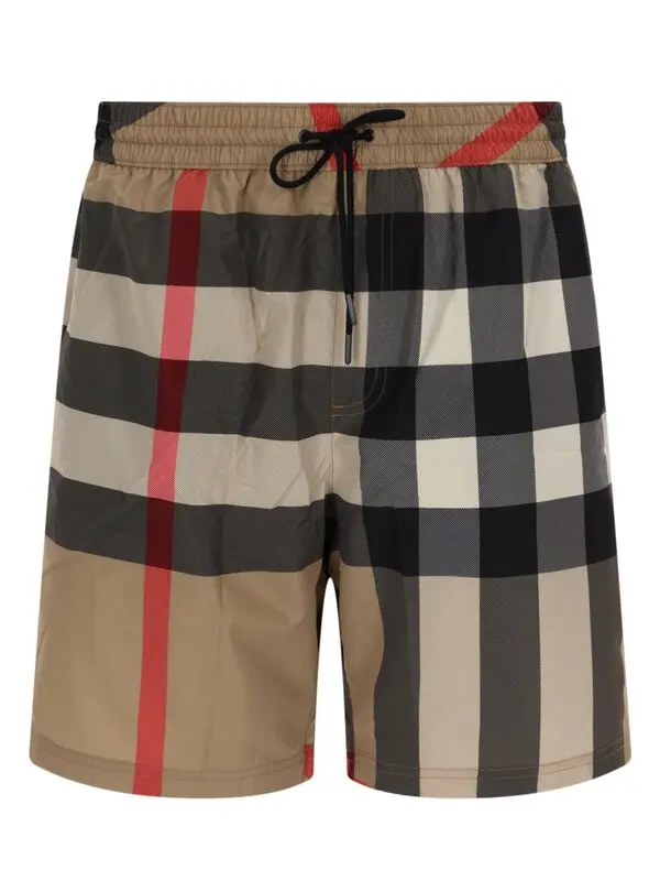 Burberry Check Swim Shorts
