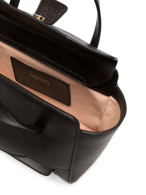 HIDESINS Flap Small Leather Tote