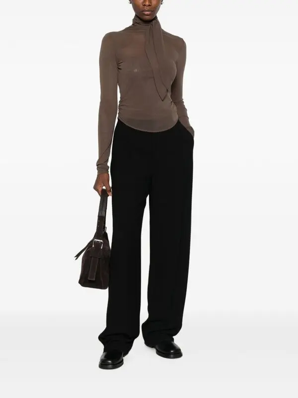 LEMAIRE Ballerina Foulard Top - Brown
