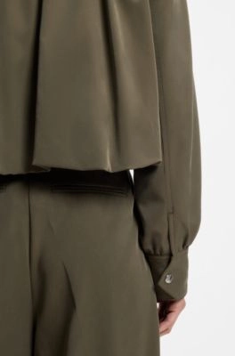 BOSS Relaxed-fit Blazer With Balloon Hem