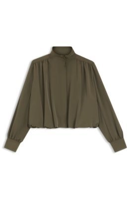 BOSS Relaxed-fit Blazer With Balloon Hem
