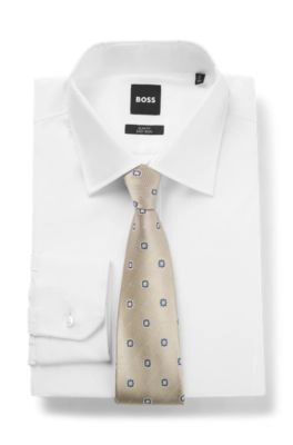 BOSS One Silk Tie With Jacquard Pattern