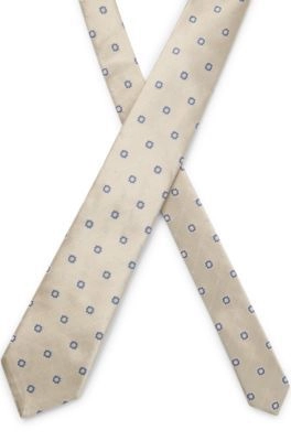 BOSS One Silk Tie With Jacquard Pattern