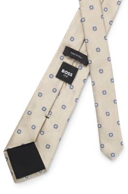 BOSS One Silk Tie With Jacquard Pattern