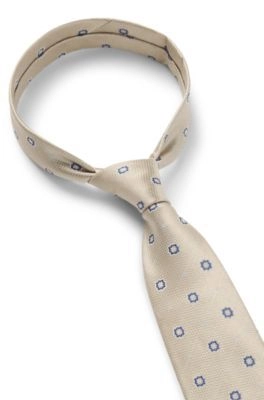 BOSS One Silk Tie With Jacquard Pattern
