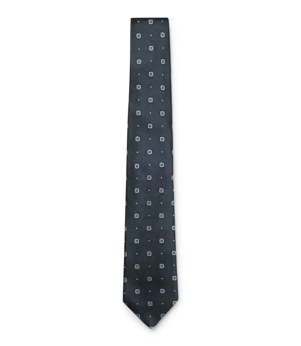 BOSS One Silk Tie With Jacquard Pattern