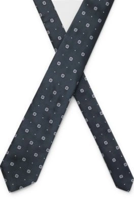 BOSS One Silk Tie With Jacquard Pattern