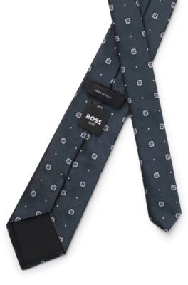 BOSS One Silk Tie With Jacquard Pattern