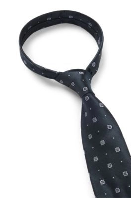 BOSS One Silk Tie With Jacquard Pattern