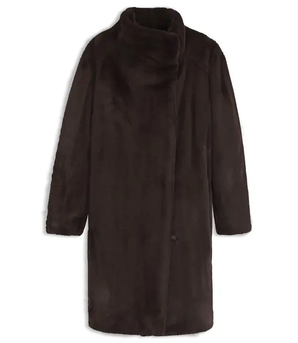 BOSS Relaxed-fit Teddy Coat