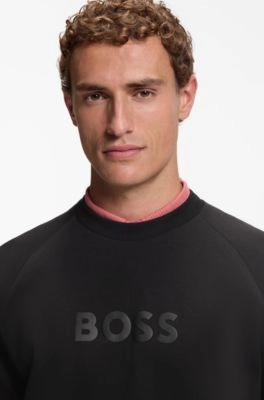 BOSS Crewneck Sweatshirt With Puffed Logo