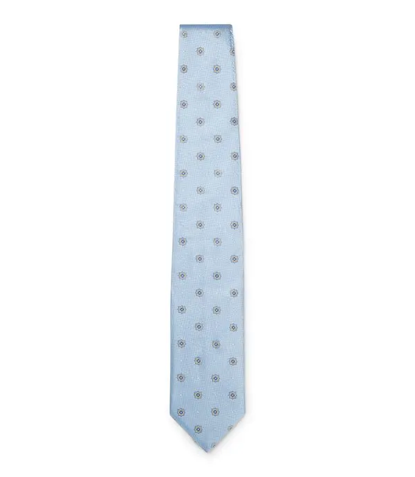 BOSS One Silk Tie With Jacquard Pattern