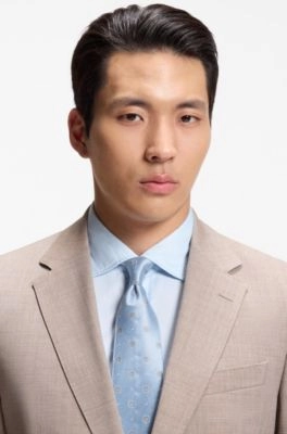 BOSS One Silk Tie With Jacquard Pattern