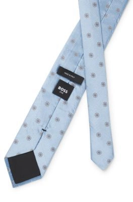 BOSS One Silk Tie With Jacquard Pattern