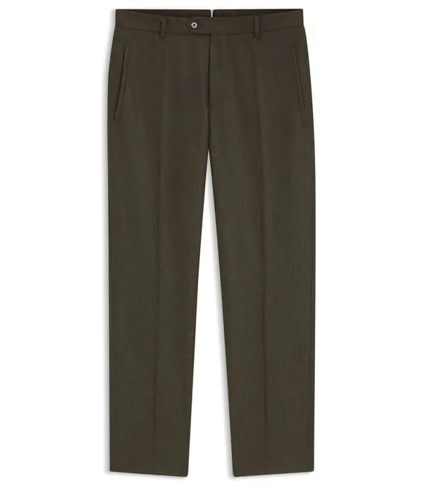 BOSS Italian Wool Regular-fit Pants With Cashmere