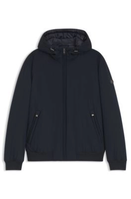 BOSS Water-repellent Padded Jacket With Double B Monogram