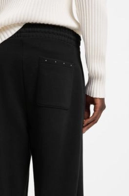 Hugo Relaxed-fit Sweatpants In Cotton Terry