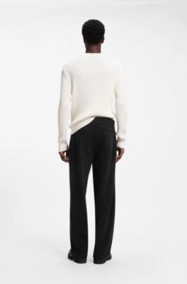 Hugo Relaxed-fit Sweatpants In Cotton Terry