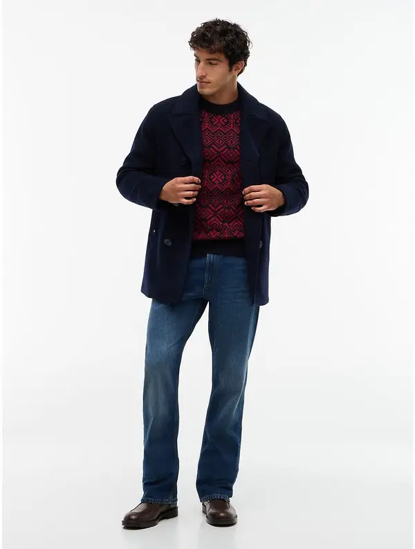 Tommy Hilfiger Classic Wool-blend Peacoat