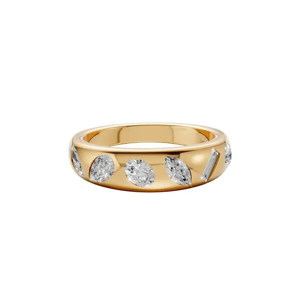 AYA FINE JEWELRY Geometric Lab Diamond Ring In 10kt Gold - Yellow