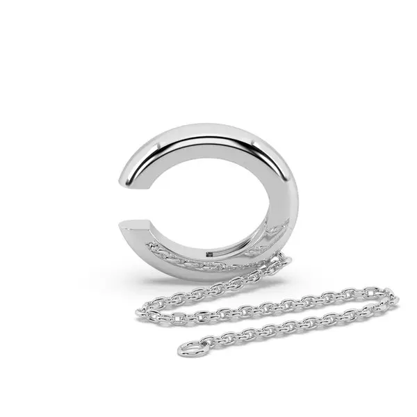 ONI Tapered Essential Ear Cuff In 14k Gold Plated Sterling