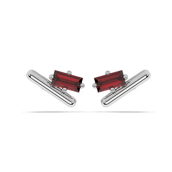 ONI Ruby Bar Studs