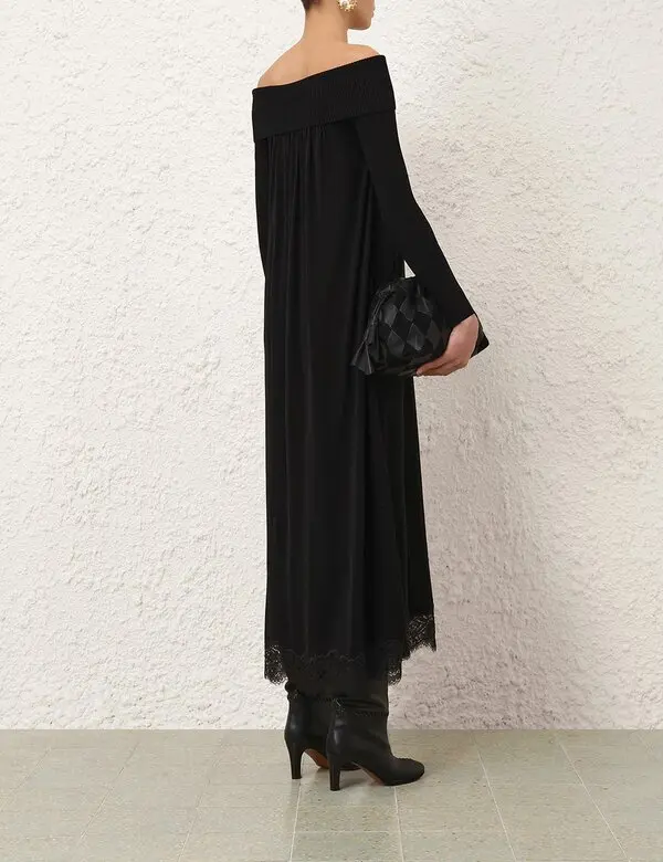 Zimmermann Valiant Lace Maxi Dress - Black