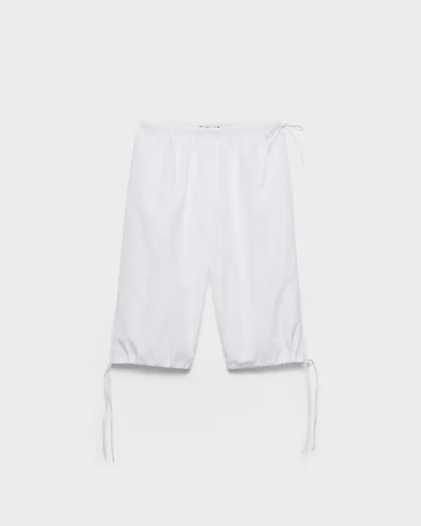Prada Poplin Bermudas