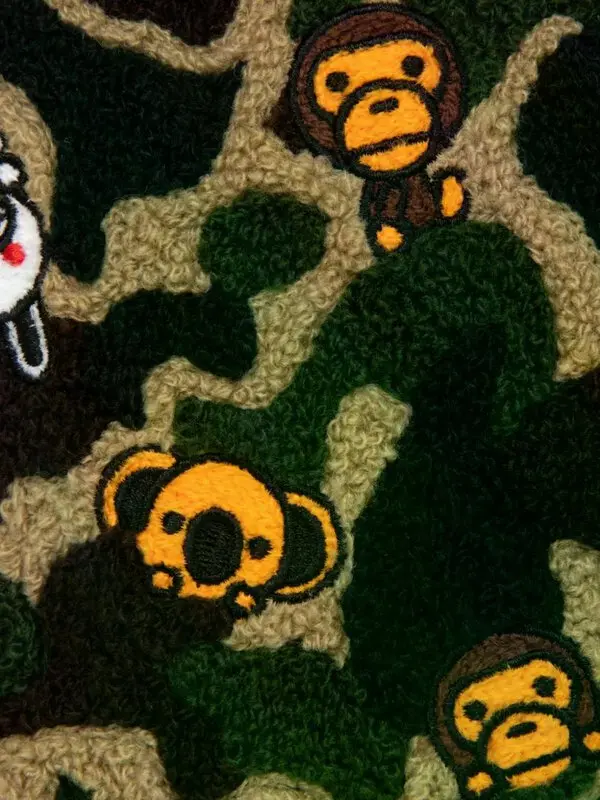 A BATHING APE Camo Baby Milo Shoulder Bag
