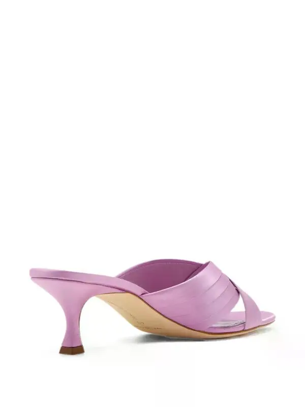 Manolo Blahnik Criss-cross Strap Mules