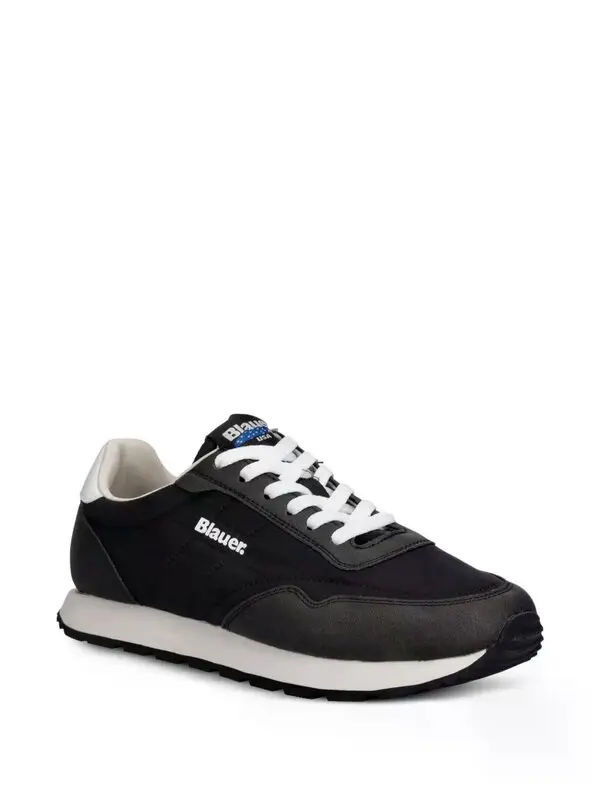 BLAUER. Falcon 01 Logo-print Panelled Sneakers