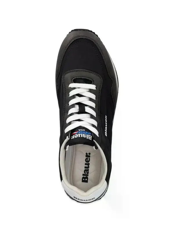 BLAUER. Falcon 01 Logo-print Panelled Sneakers