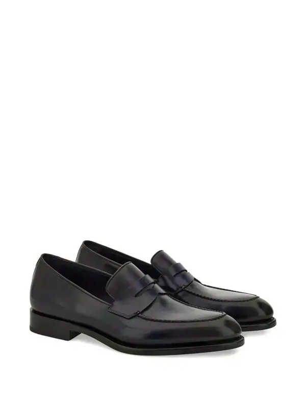 FERRAGAMO Tramezza Penny Loafers