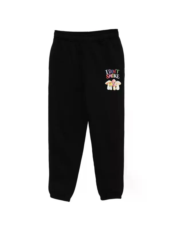 MELT Graphic-print Track Pants - Black