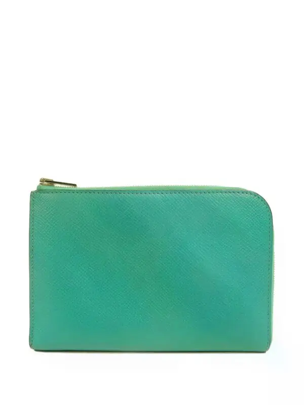 Hermès Remix Duo Chimeres Epsom-leather Wallet - Green