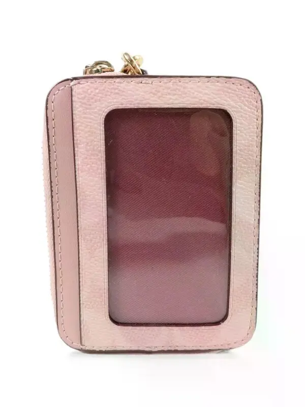 COACH VINTAGE Signature Zip Card Case