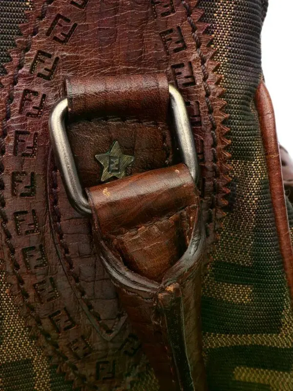 Fendi 2000s Etnico Zucca Tote Bag