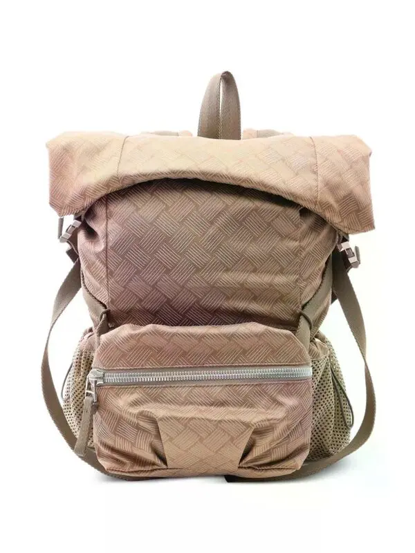 Bottega Veneta 2010s Intrecciato-pattern Backpack