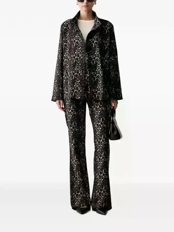 Joseph Ribkoff Leopard-print Button-up Jacket