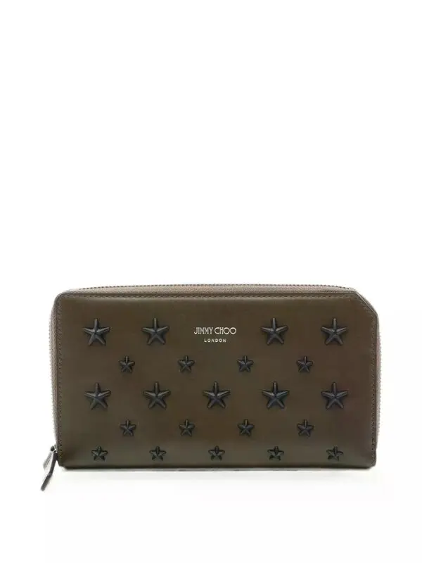 JIMMY CHOO 2010s Carnaby Star-studded Wallet