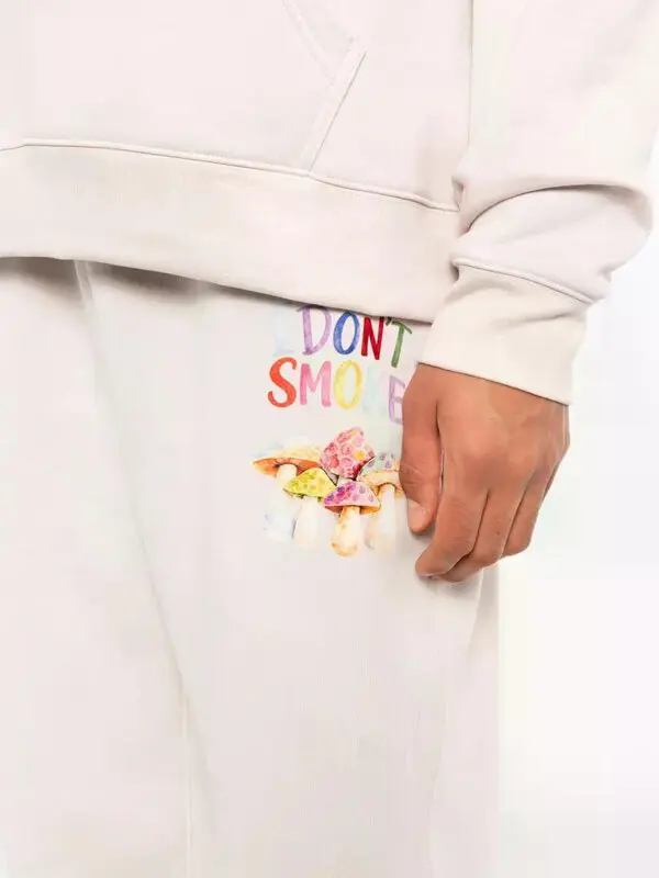 MELT Graphic-print Track Pants - Neutrals