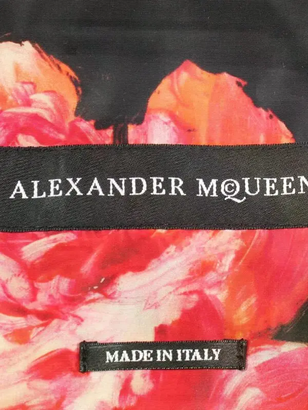 Alexander McQueen 2010s Floral-print Hooded Jacket