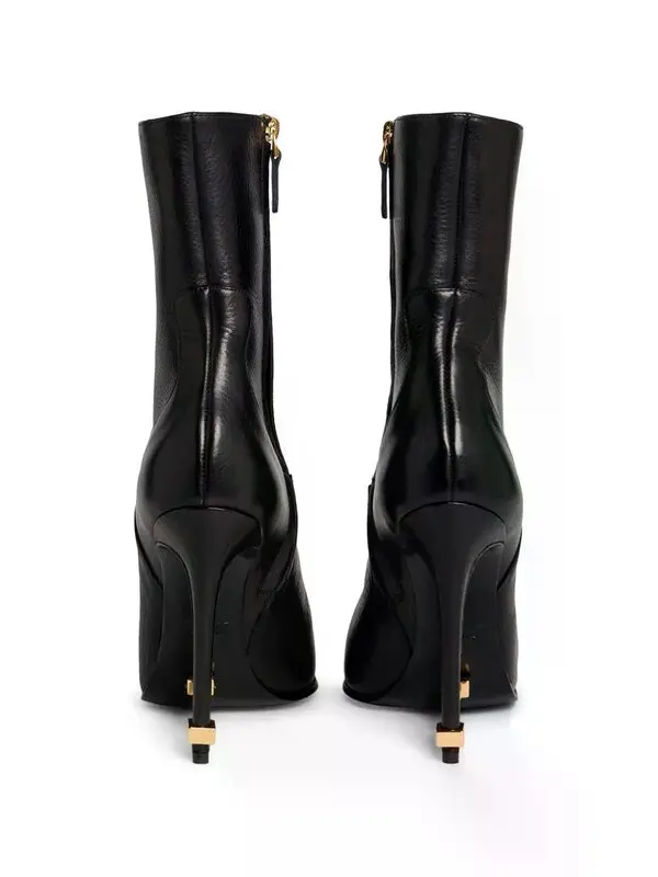 Dsquared2 Metal Bar Heeled Ankle Boots